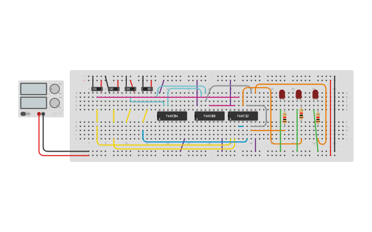 Circuit design Priority Encoder (20024)) - Tinkercad