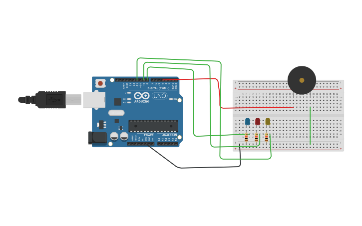 Circuit design UAE national anthem | Tinkercad