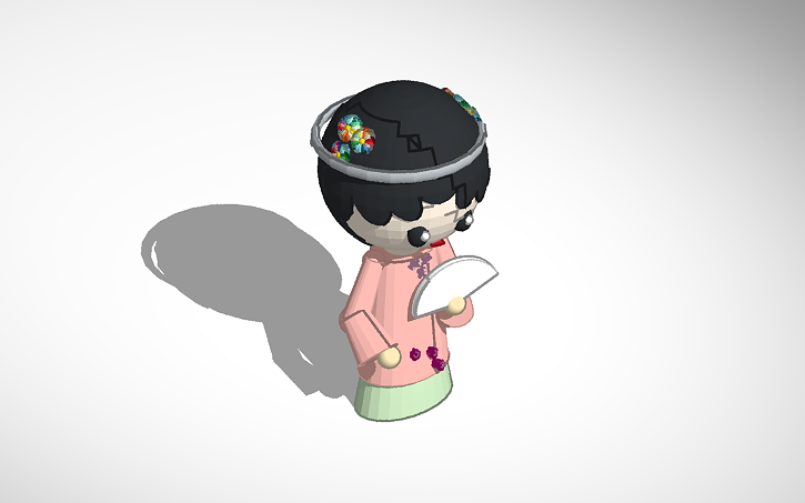 3d Design Japenese Action Figure Tinkercad