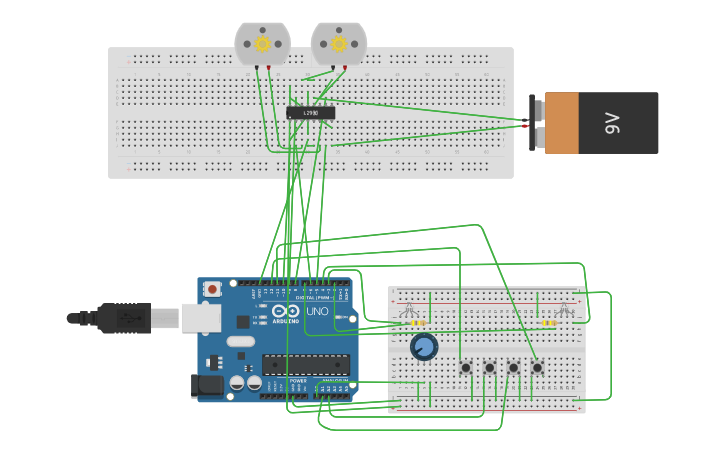 Circuit design adrien valere moteur | Tinkercad