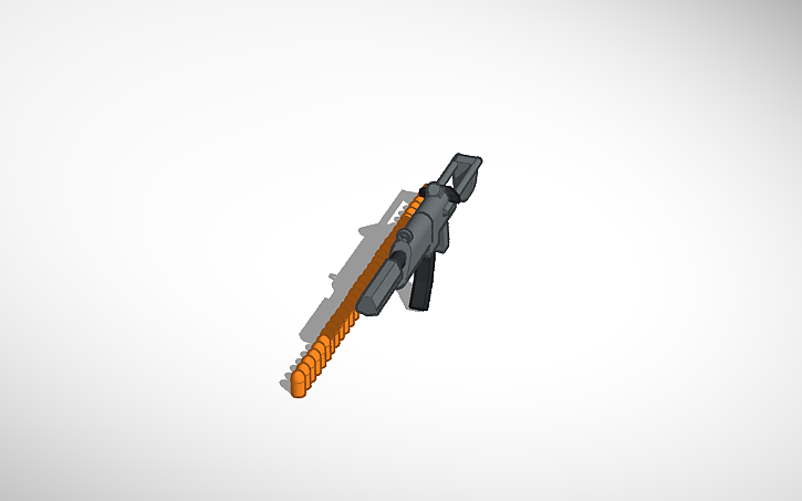 3D design SMG-9 Spectre (SMG from Valorant) - Tinkercad