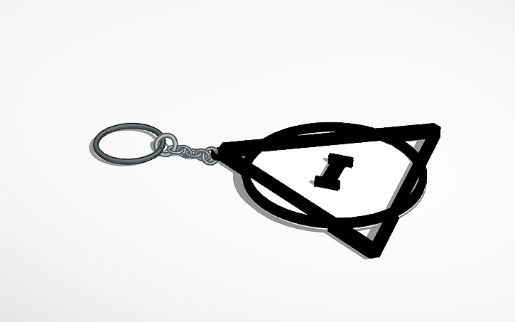 3D design Keychain Challenge: Therian Keychain - Tinkercad