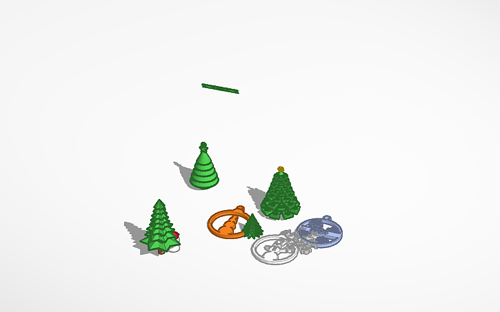 3D design Ornaments - Tinkercad
