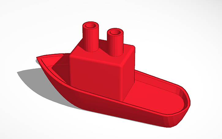 3D design Toy Boat - Tinkercad
