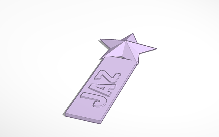 3D design BookMark - Tinkercad