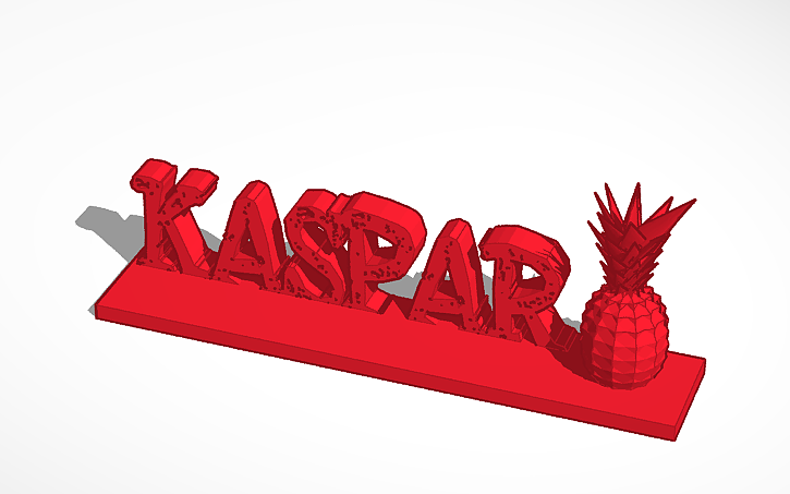 3D design Greyson Martin- Nameplate | Tinkercad