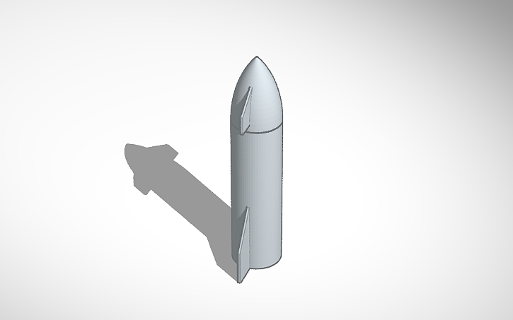 3D design starship | Tinkercad