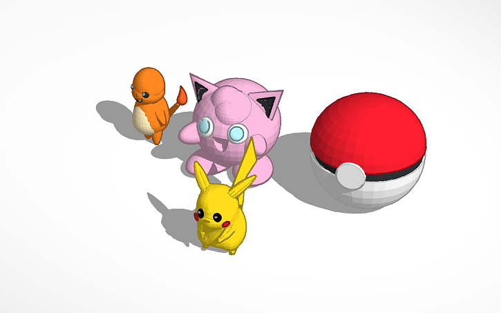 3D design 3D Pokemon - Tinkercad