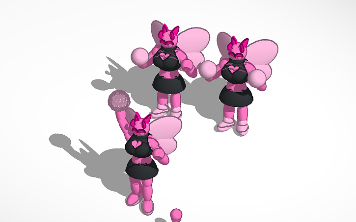 3D design Friday Night Funkin' VS RetroSpecter 1.5 Sakuroma | Tinkercad