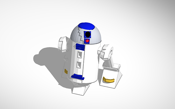 3D design R2D2 | Tinkercad