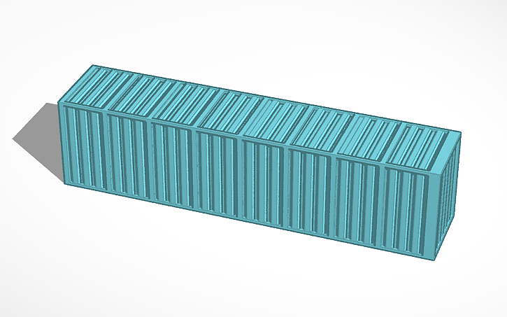 3D design Container - Tinkercad