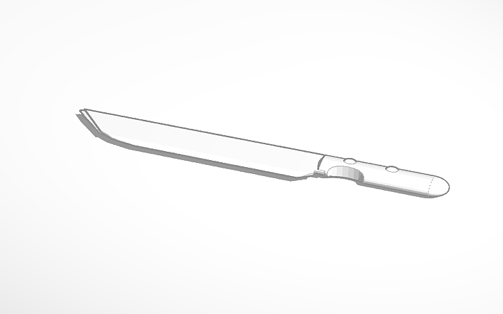 3D design Blade - Tinkercad