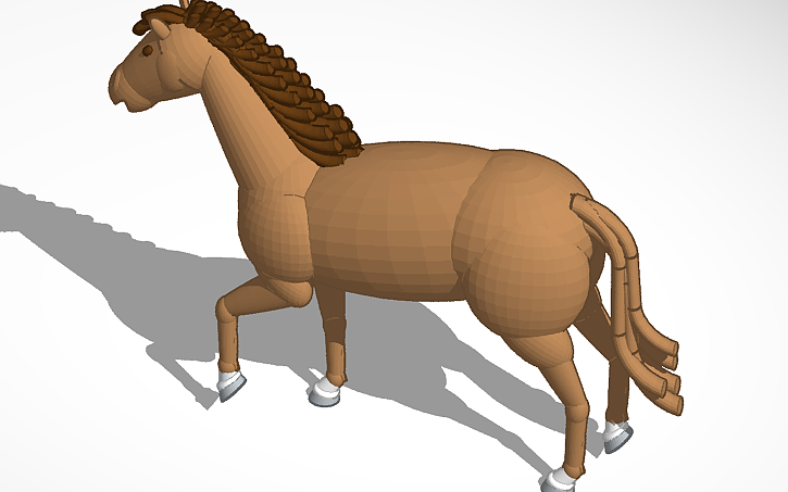 3D design At / Horse - Tinkercad