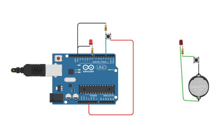 Circuit design Clase 4 - SPD 1° F | Tinkercad