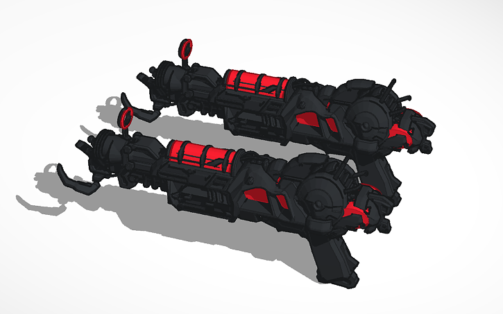 3D design Ray Gun MK2 | Black ops: Zombies - Tinkercad