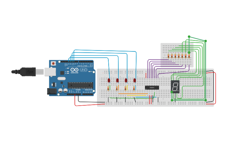 Circuit design lentini - Tinkercad
