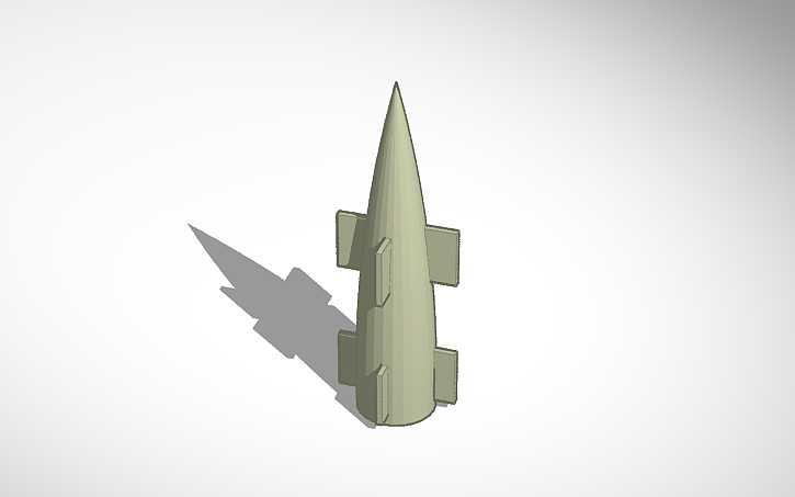 3D design APFS(D) Projectile for Air Cannon - Tinkercad