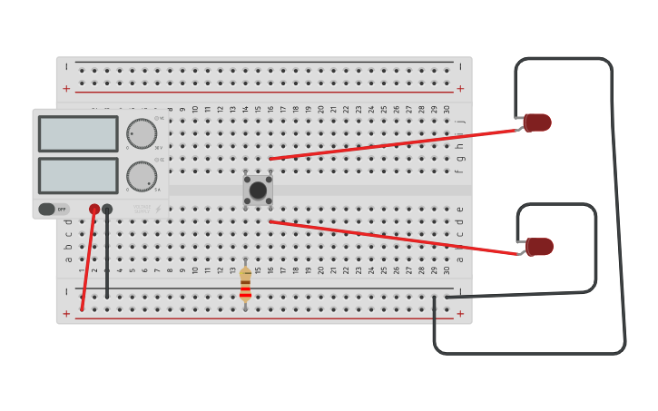 Circuit design 22. Circuito Pull -up | Tinkercad