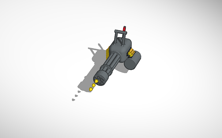 3D design the Minigun | Tinkercad