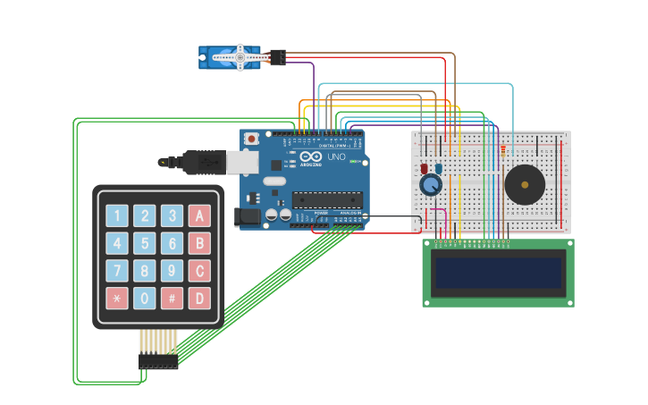 Circuit design KeyAccess | Tinkercad