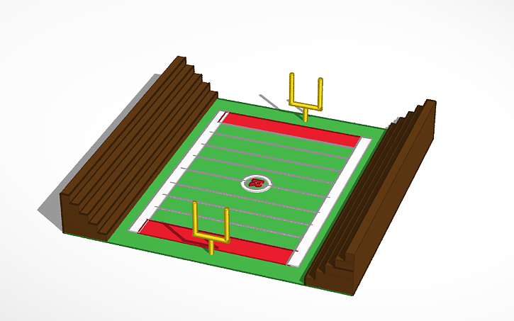 3D design Redskins Football | Tinkercad