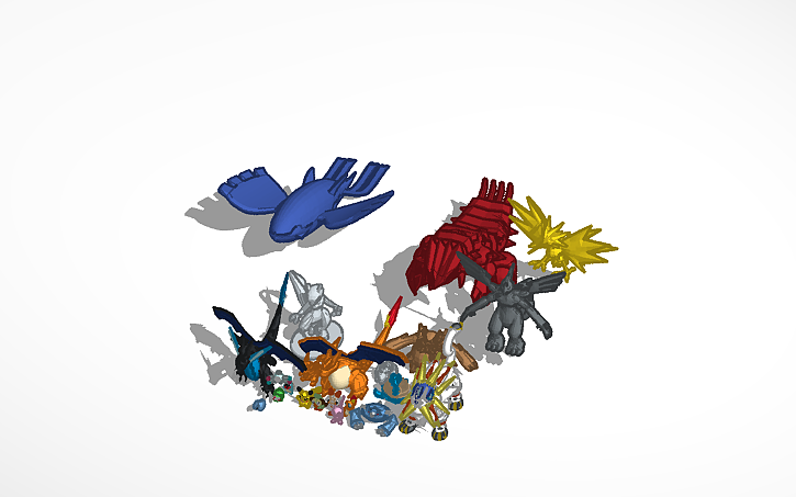 3D design pokemon - Tinkercad