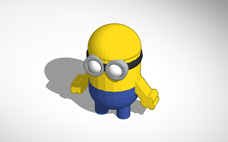 3D design minion - Tinkercad