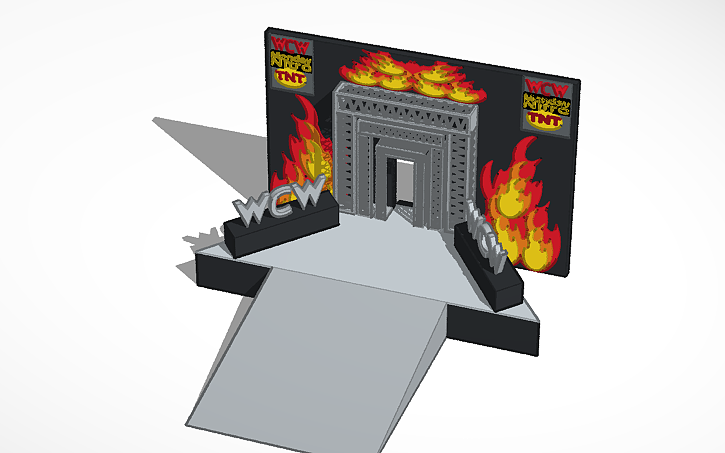 3D design WCW Stage | Tinkercad