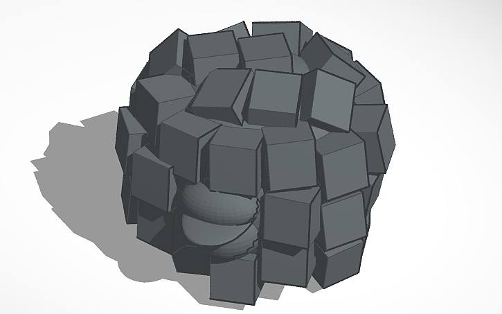 3D design Rock Mario - Tinkercad