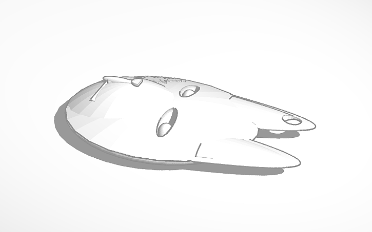 3D design sabito mask demon slayer - Tinkercad