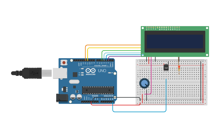 Circuit design control de temperatura | Tinkercad