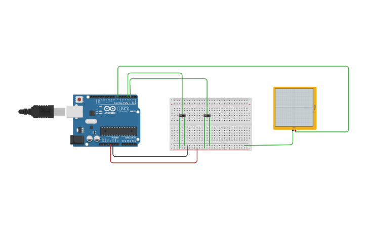 Circuit design PWM - Tinkercad