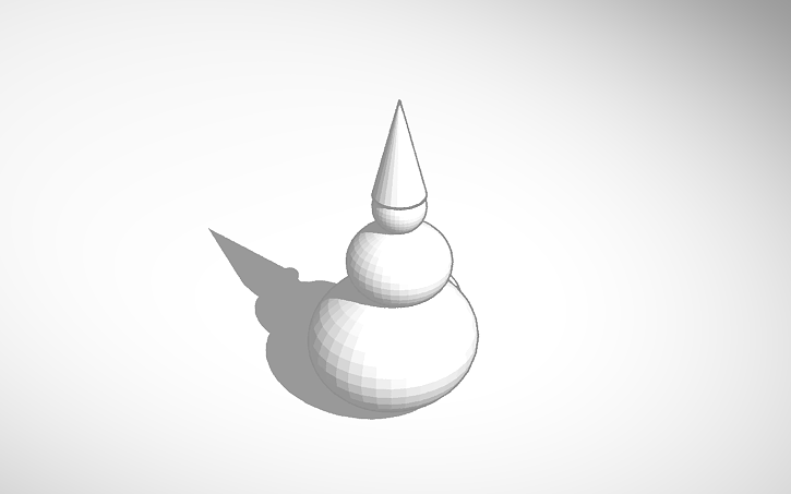 3D design snowclops weddle | Tinkercad