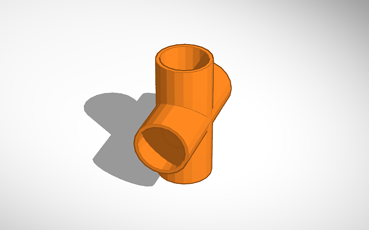 3D design PIPE JOINT - Tinkercad