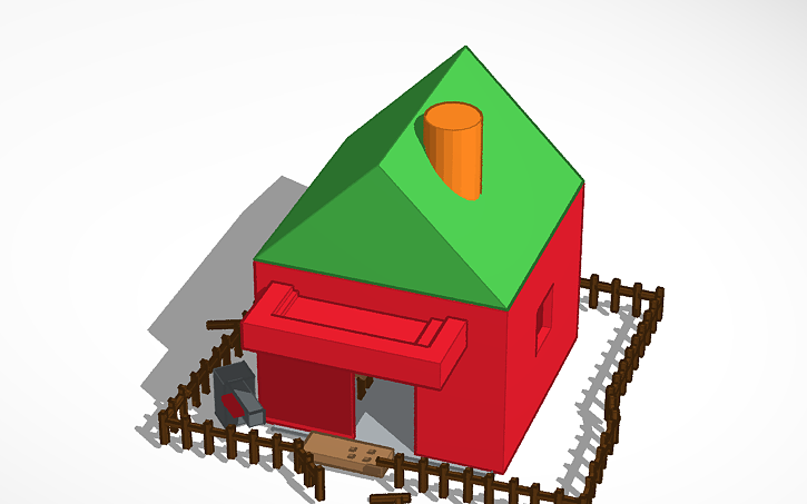 3d Design Default Broken House Tinkercad