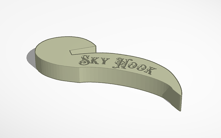 3D design Sky Hook 2 - Tinkercad