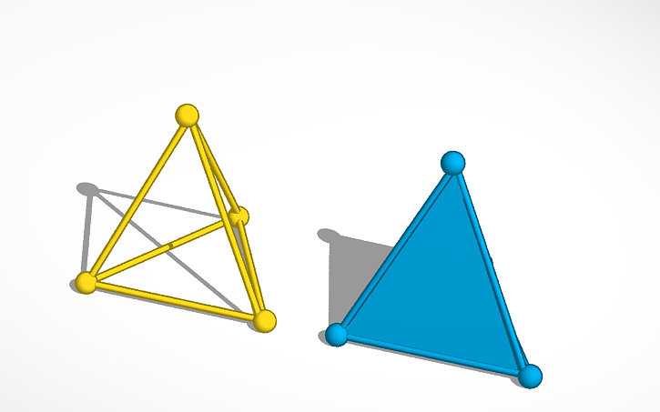 3d Design Pirâmide Triângular Tinkercad
