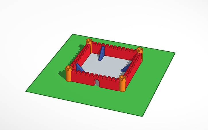 3D design castle | Tinkercad