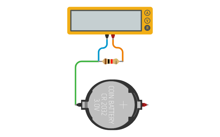 Circuit Design Resistance Measurement Tinkercad