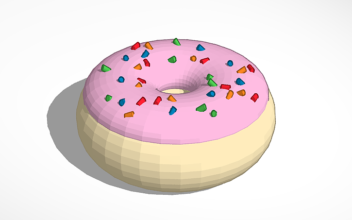 3D design Donut - Tinkercad