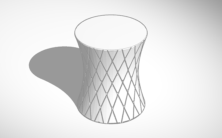 3D design Hyperbolic Vase - Tinkercad