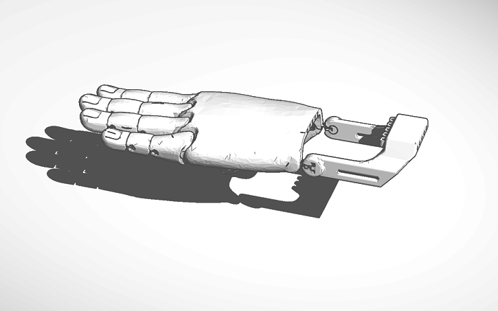 3D design bIONICLE hAND - Tinkercad