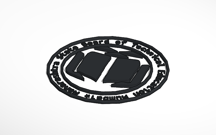 3D design Logo MSBTE | Tinkercad