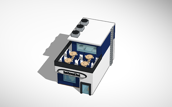 3D design Restaurant - Tinkercad