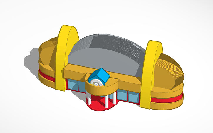 3D design Pokemon Gym - Tinkercad