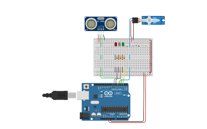 Circuit Design Arduino Tinkercad