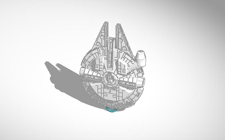 3D design Millenium Falcon | Tinkercad