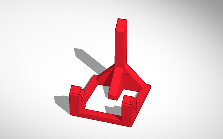3D design iPhone stand simple - Tinkercad