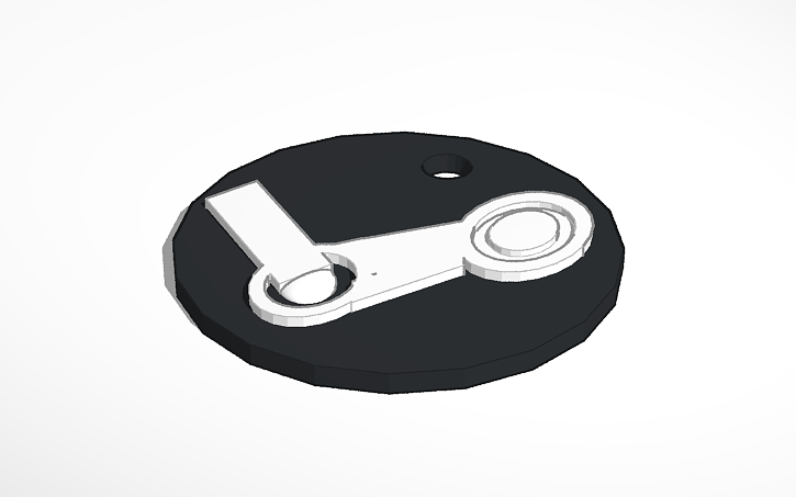 3D design Xander steam sleutelhanger - Tinkercad