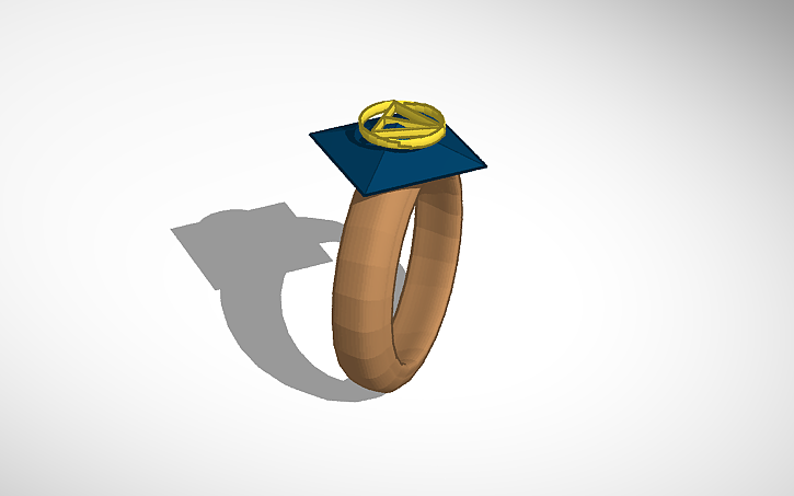 3D design Tom Marvolo Riddle Ring - Tinkercad